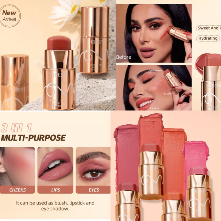 BLUSH ON STICK CHEEK SIMOLLA 3IN1 BLUSHON MULTIFUNGSI GLOWING GLOSSY ...