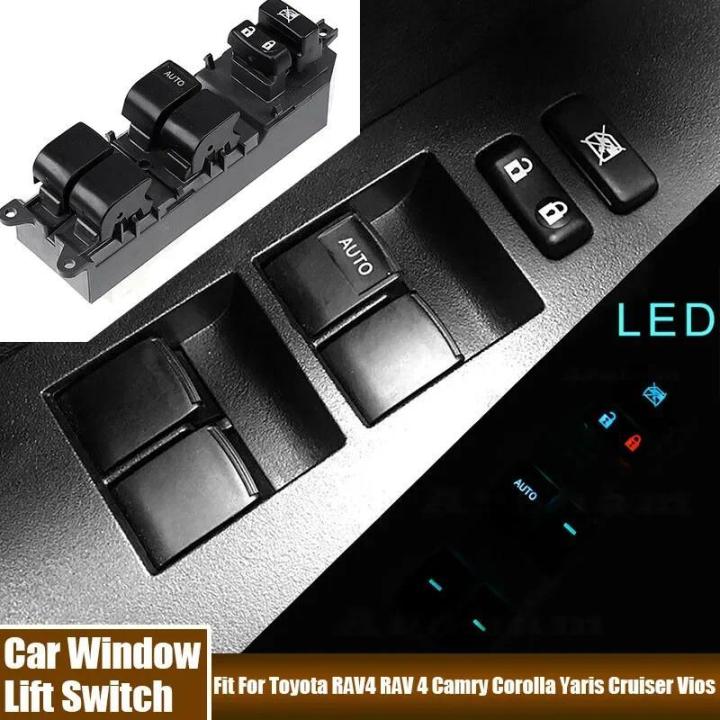 Auto Window Lifter Control Single Switch Master Electric with LED Light ...