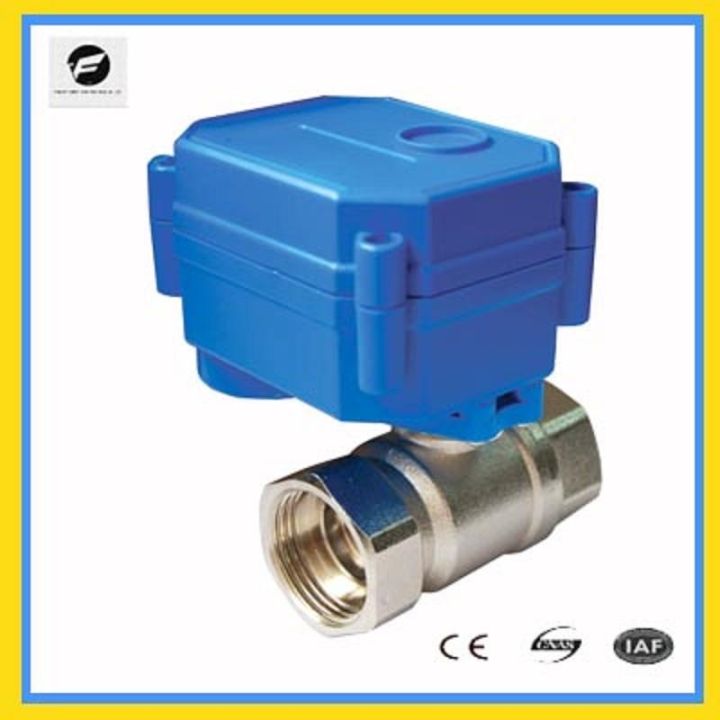 {SHUN FA} CWX-15 2-way motorized flow control ball valve stainless steel DN15 DN20 DC3-6v DC12v ...