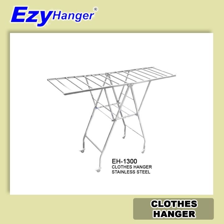 EzyHanger EH-1300 Stainless Steel Free Standing Clothes Hanger/Clothes ...