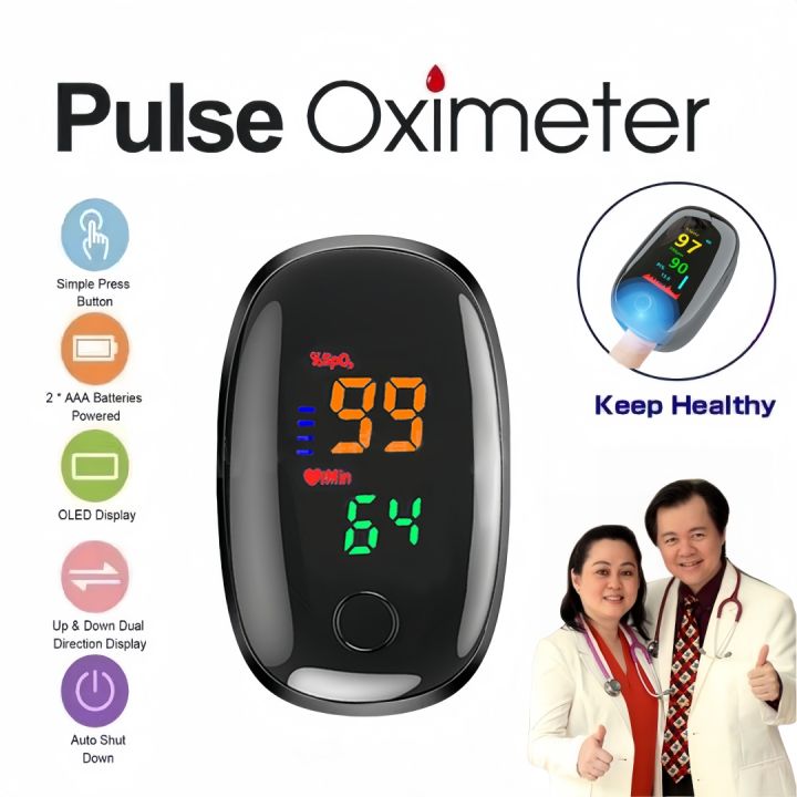 OMRON Portable Finger Pulse Oximeter Japan Original Pulse Oximeter Clip ...