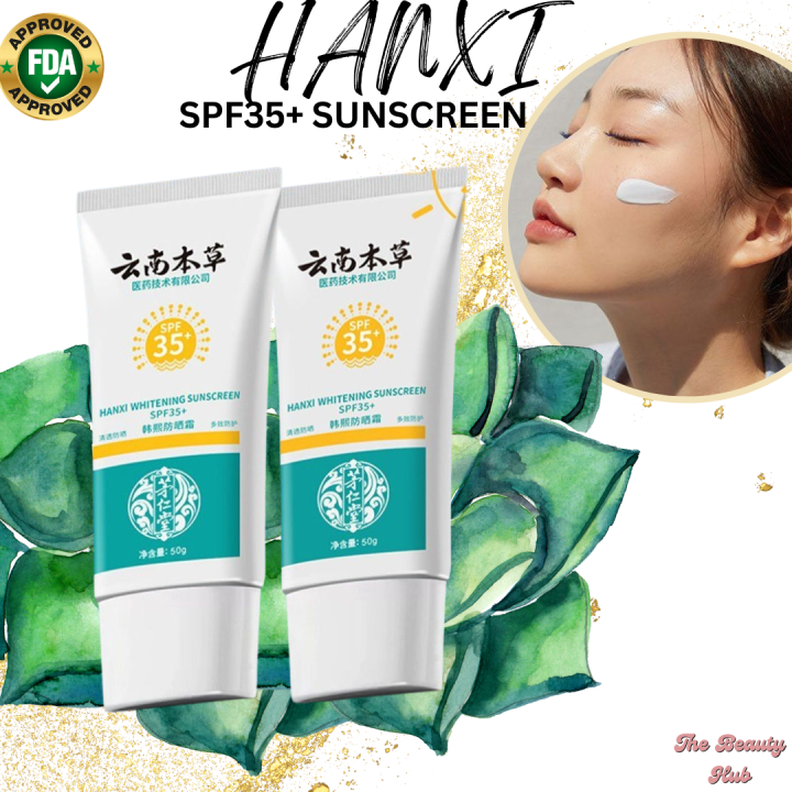 Hanxi Whitening Sunscreen spf35+ | Lazada PH
