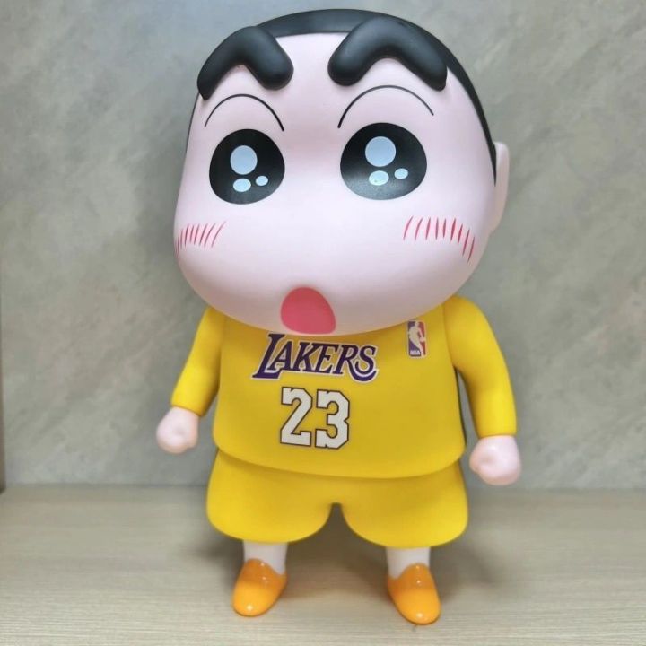 13cm crayon Shin-chan cos star Curry James Kobe Xiaoxin Tide play doll ...