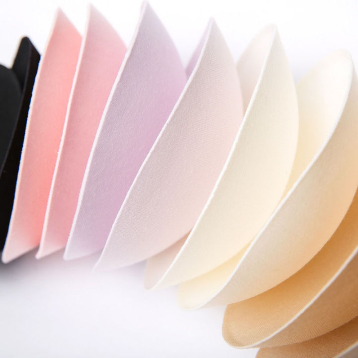 Women Multiple Use Black White Round Standard Removable Sponge Pad ...