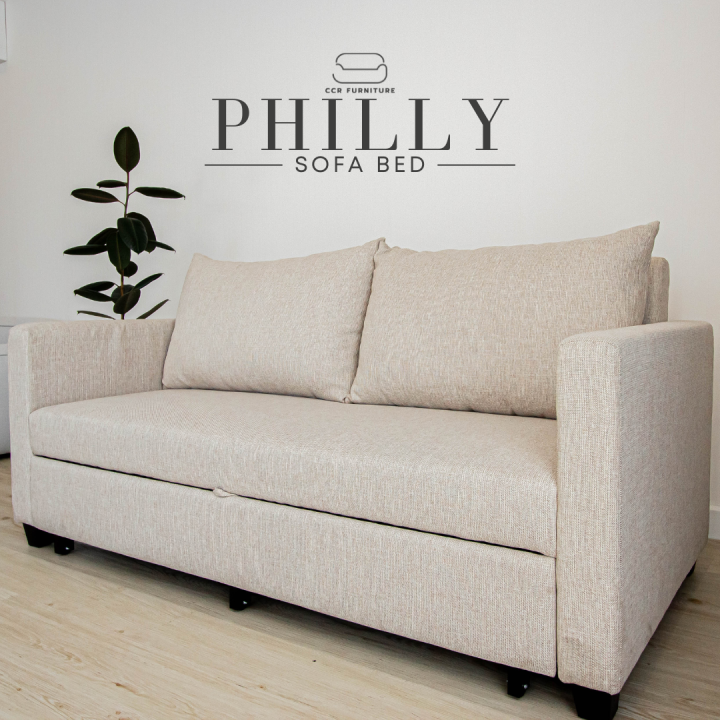 [ส่งฟรี]โซฟาเบด 3 ที่นั่ง รุ่น Philly Sofa Bed size:W178xD92xH82 By CCR ...