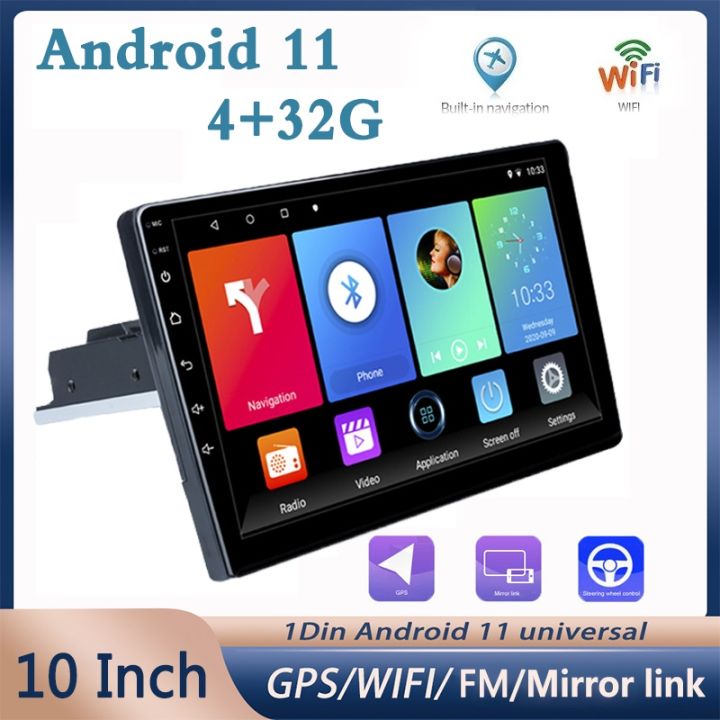 (4GB+32GB)1 DIN Android 12 Car Multimedia Player Car Stereo Radio 10 ...