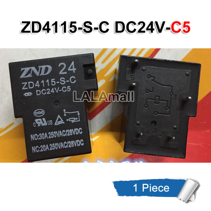 1pc ZD4115-S-C DC24V-C5 24V 30A ZND 24 T90 Power Relay 5P new original ...