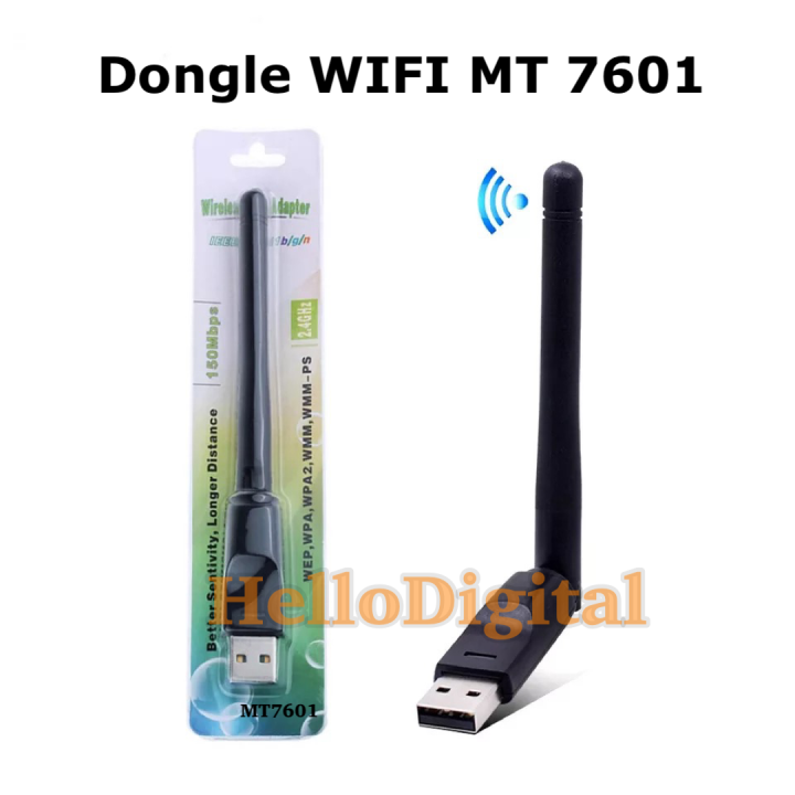 USB WIFI Dongle MT7601 Wireless Adapter Receiver Antena WIFI PC Laptop Set Top Box | Lazada ...