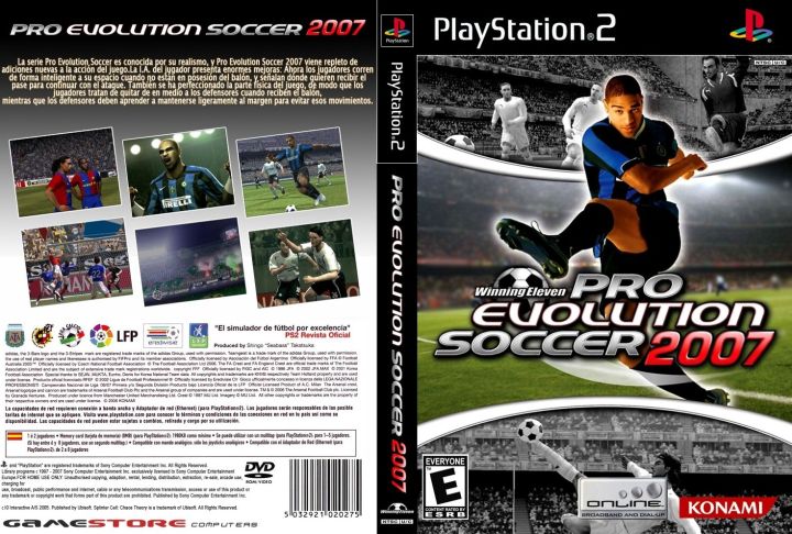 PS2 Winning Eleven - Pro Evolution Soccer 2007 (DVD Game) | Lazada