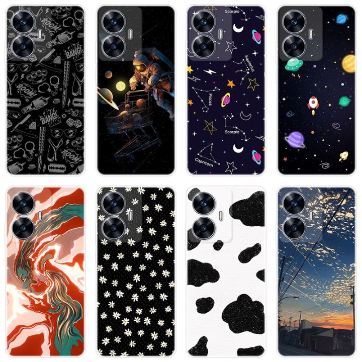 Realme C55 Case Silicone TPU Soft Cartoon Back Cover Realme C55 NFC ...