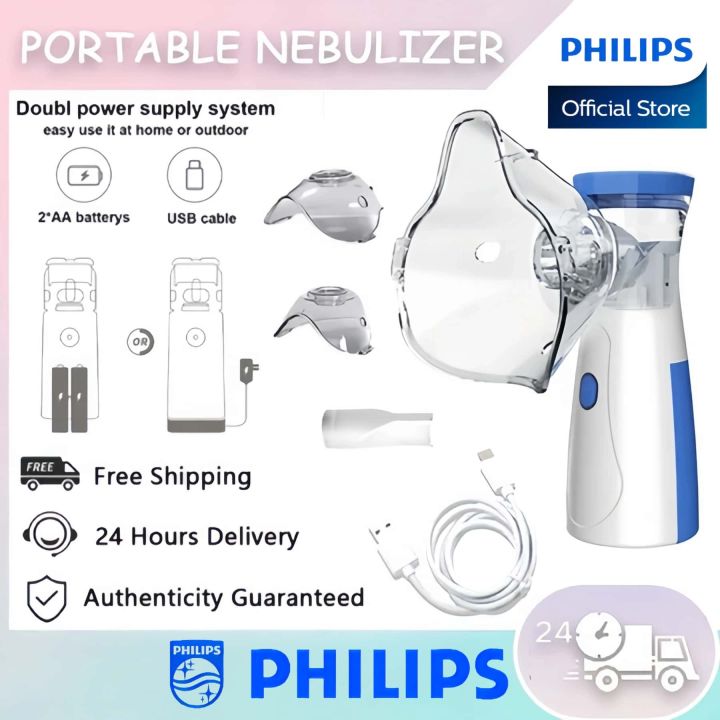 Philips Portable Nebulizer Machine Rechargeable Nebulizer For Kids And ...