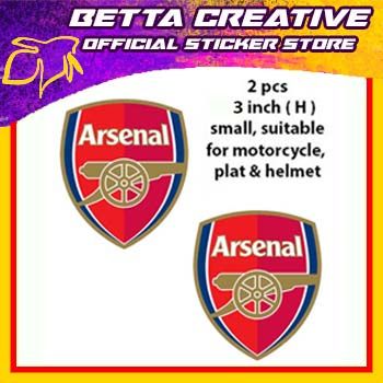 Small Stickers - Arsenal EP 2 pcs Motor / Helmet / Laptop / Slap ...