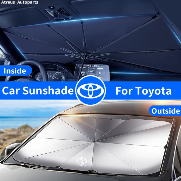 Toyota Car Sunshade Umbrella Windshield Anti-UV Sun Visor For Vios ...