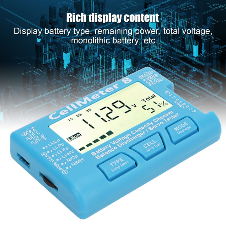 Digital Battery Digital Battery Checker Battery Checker Checker Voltage ...