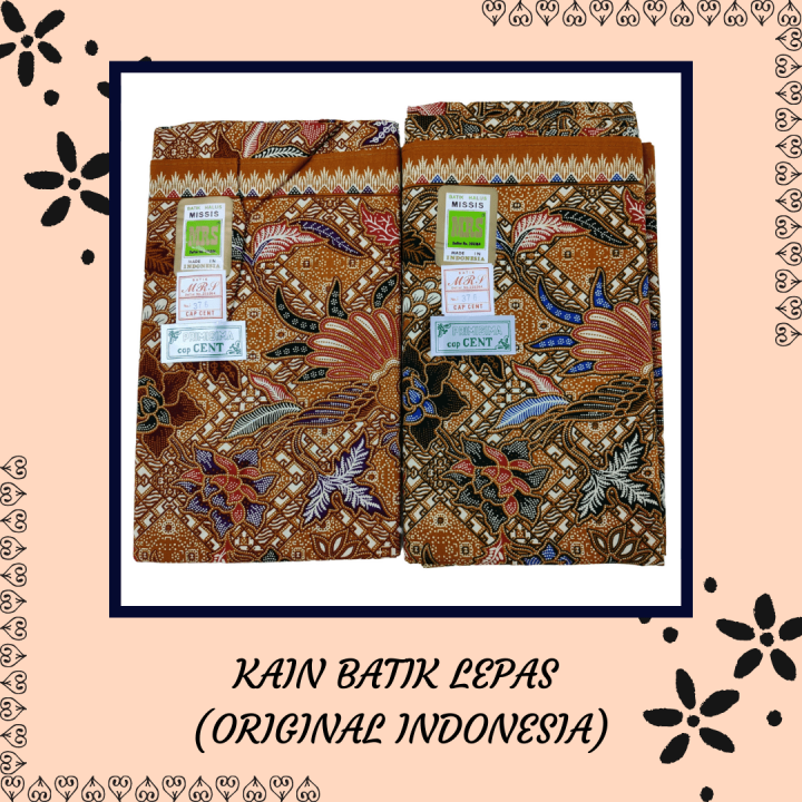 Kain Batik Lepas (Original Indonesia) | Lazada