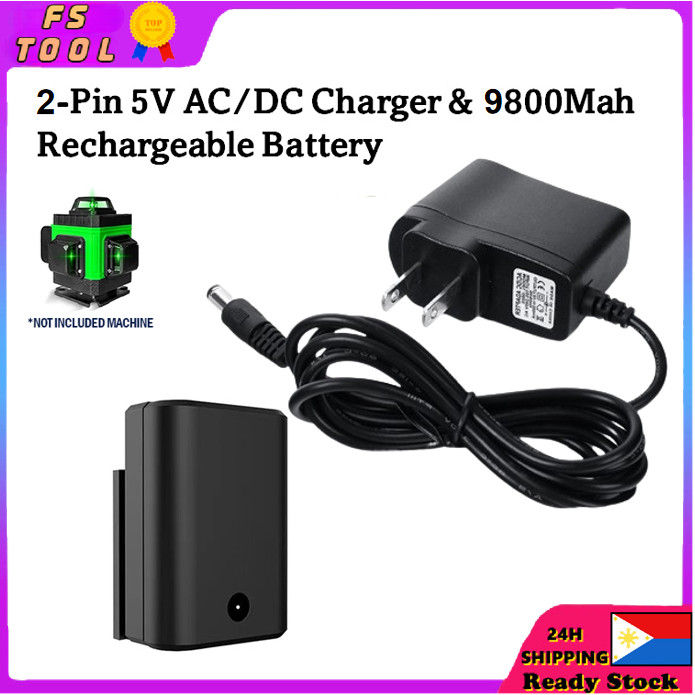 Laser Level 1216 Line Rechargeable Battery Charger Lithium Battery ...