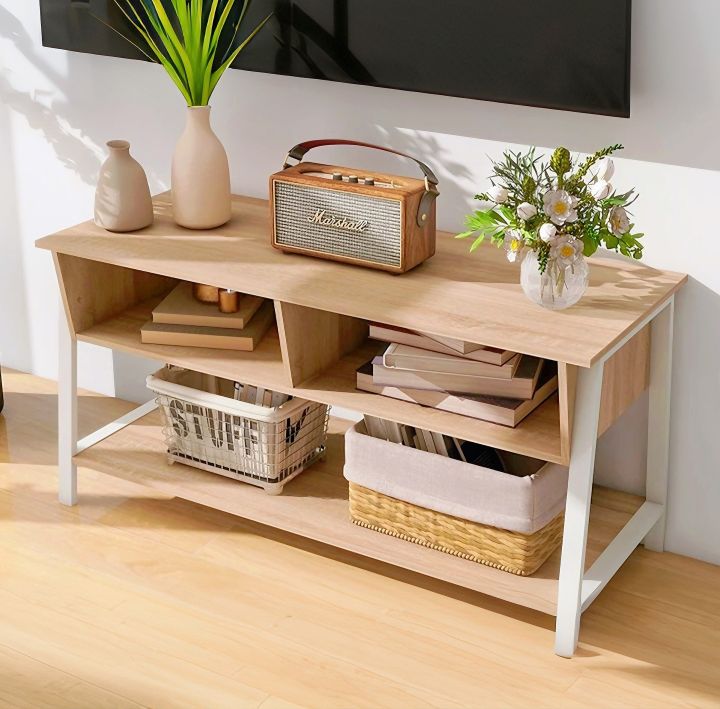 Meja TV Industrial Meja TV Kayu TV Serbaguna Minimalis Jumbo Meja TV ...