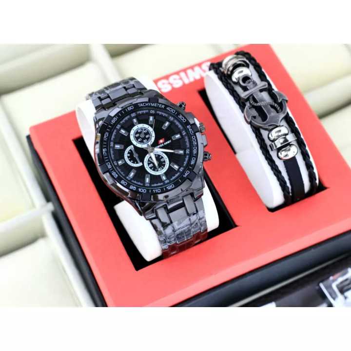 JAM TANGAN RANTAI PRIA TALI RANTAI SPORT TERLARIS -JAM TANGAN PRIA ...