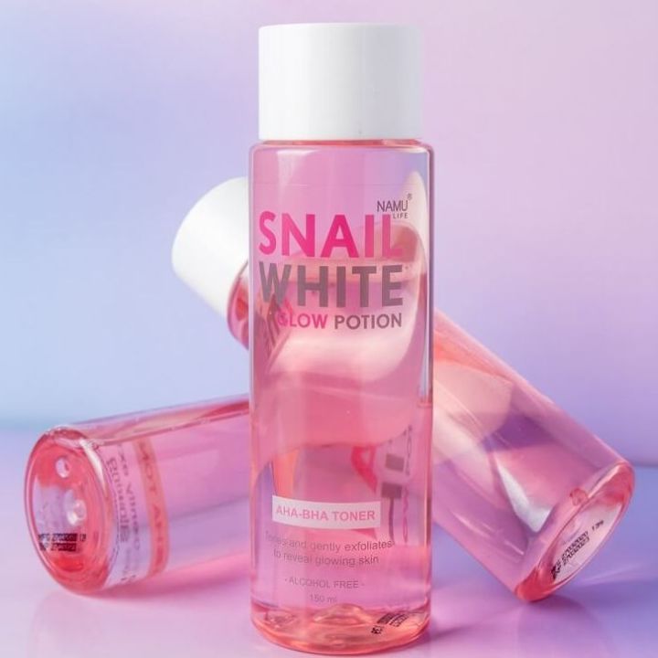 Namu Life Snail White Glow Potion AHA-BHA Liquid Exfoliant 50ml | Lazada
