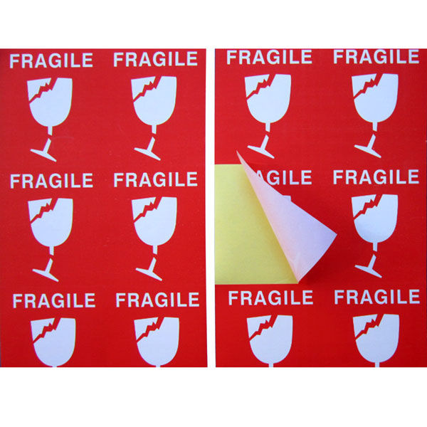 288pcs x Fragile Sticker (6pcs x 48 Sheets)(Fragile Label) | Lazada