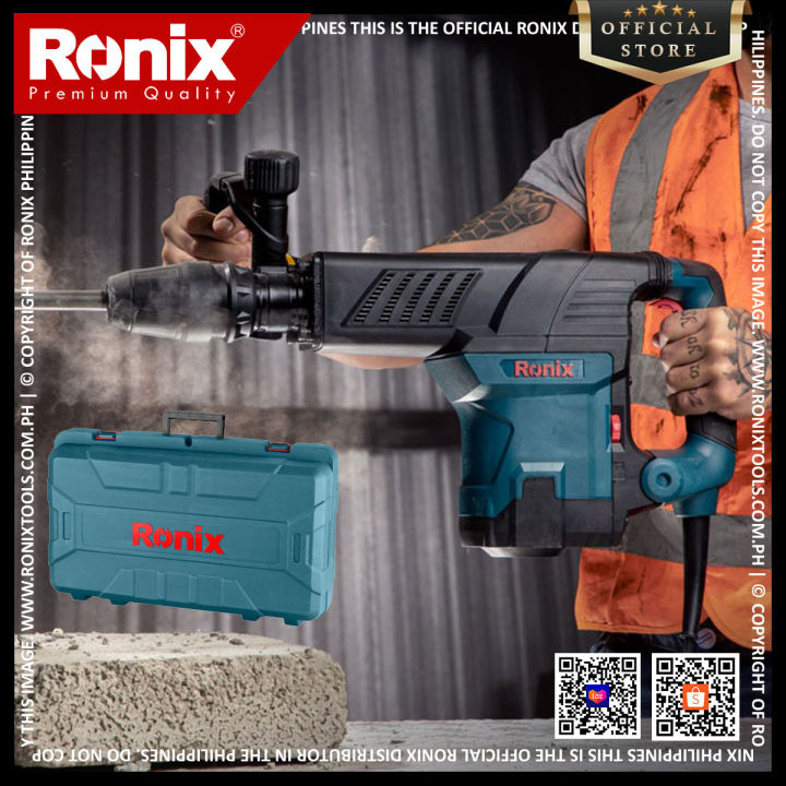 Ronix 2821 Industrial Demolition Hammer (1500W) Impact energy 6-27J ...