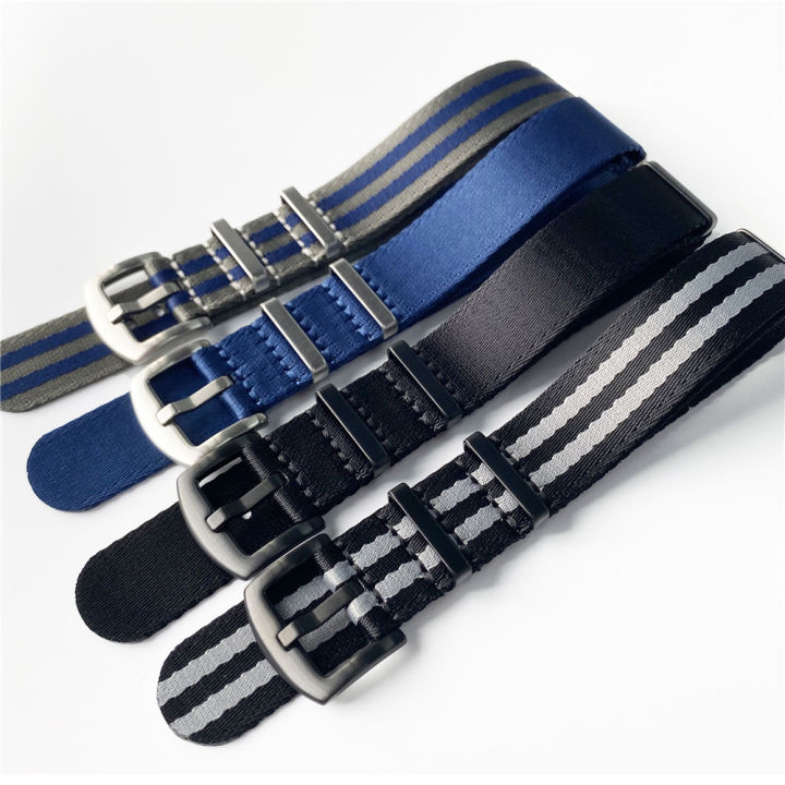 Nylon NATO Watch Band 20mm 22mm Men Sport Waterproof Diving Canvas ...