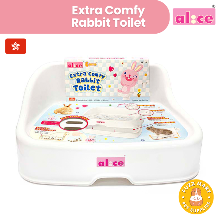 Alice Extra Comfy Rabbit Toilet Litter Box | Lazada PH