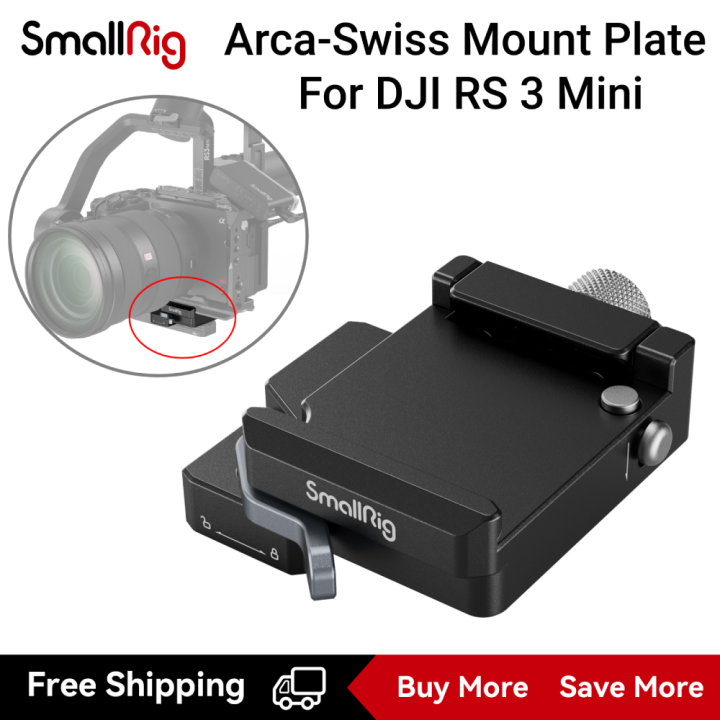 SmallRig RS 3 Mini Arca-Swiss Quick Release Mount Plate Clamp for DJI ...
