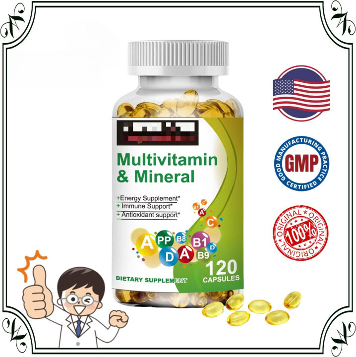 Multivitamin & Minerals Capsules Improve blood circulation and enhance ...