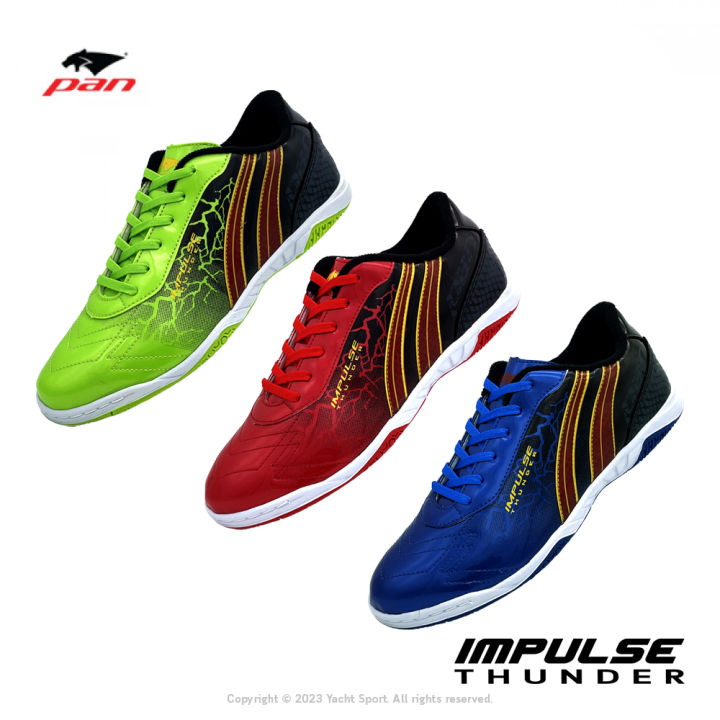 รองเท้าฟุตซอล PAN รุ่น IMPULSE THUNDER ELVALOY รหัส PF14PC (หนังแก้ว ...