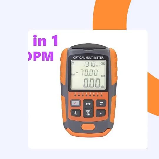 4 in 1 optical power meter compact optical fiber photometer fiber optic ...