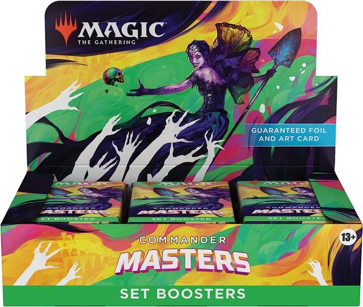 Magic: The Gathering Commander Masters Set Booster Box - 24 Packs (360 ...