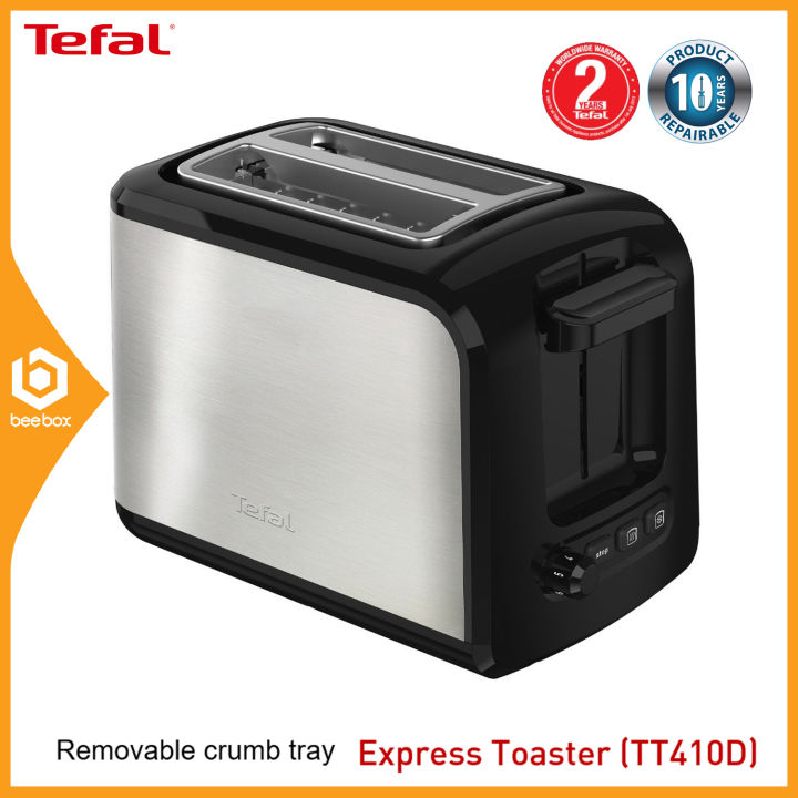 Tefal 2-Slice Toaster Express TT410D TT410 TT410D65 | Lazada
