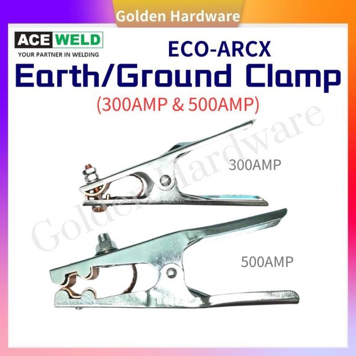 ACEWELD ECO-ARCX Ground Clamp (300AMP / 500AMP) / Welding Earth Clamp / Welding Ground Clamp ...