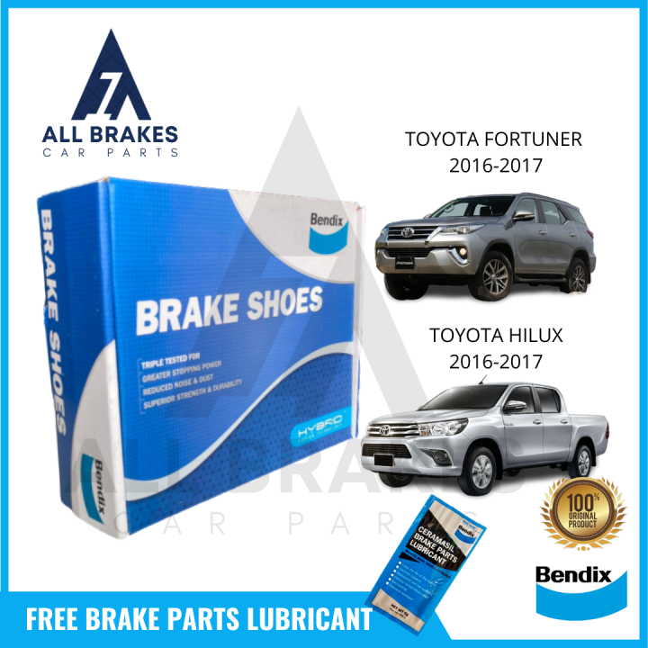 Bendix Brake Shoe Toyota FORTUNER, HI-LUX 2016 - 2022 (DS-2395 or BS ...