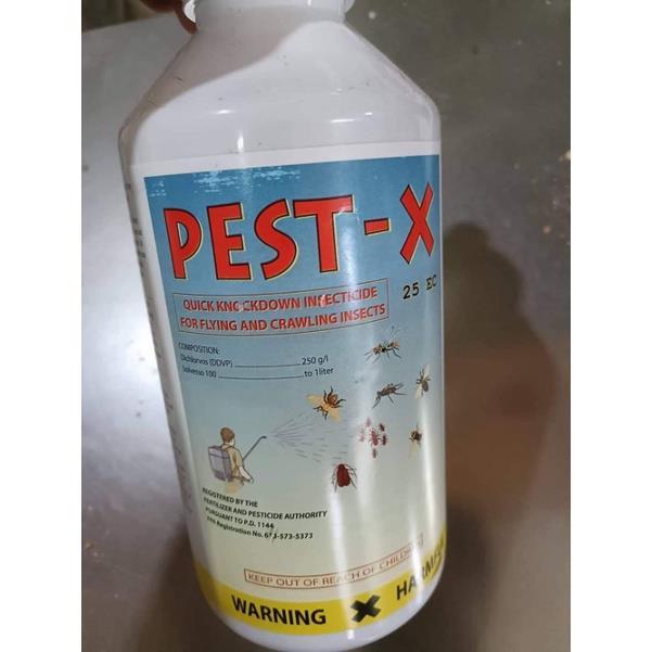 Pest - x (1 liter) insecticide contact killer Suitable for thermal ...