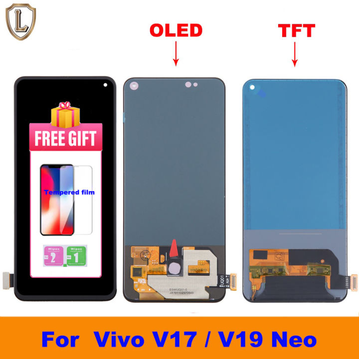 100% Tested OLED LCD For Vivo LCD V17 V19 Neo LCD Digital Touch Screen ...