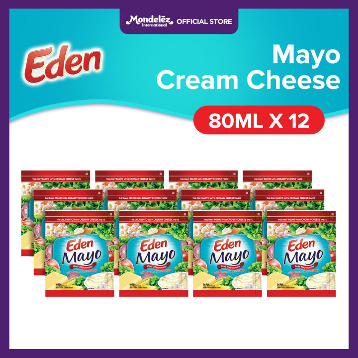 Eden Mayo Pouch - Real Mayonnaise with Cream Cheese Flavor 80ml Rich ...