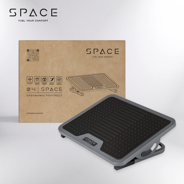 SPACE Ergonomic Footrest - 2 Years Official Warranty | Lazada