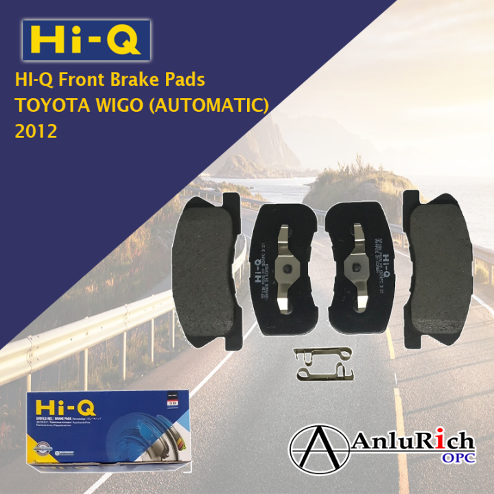 Brake Pad Front TOYOTA WIGO (AUTOMATIC) 2012 Hi-Q SP1610 | Lazada PH