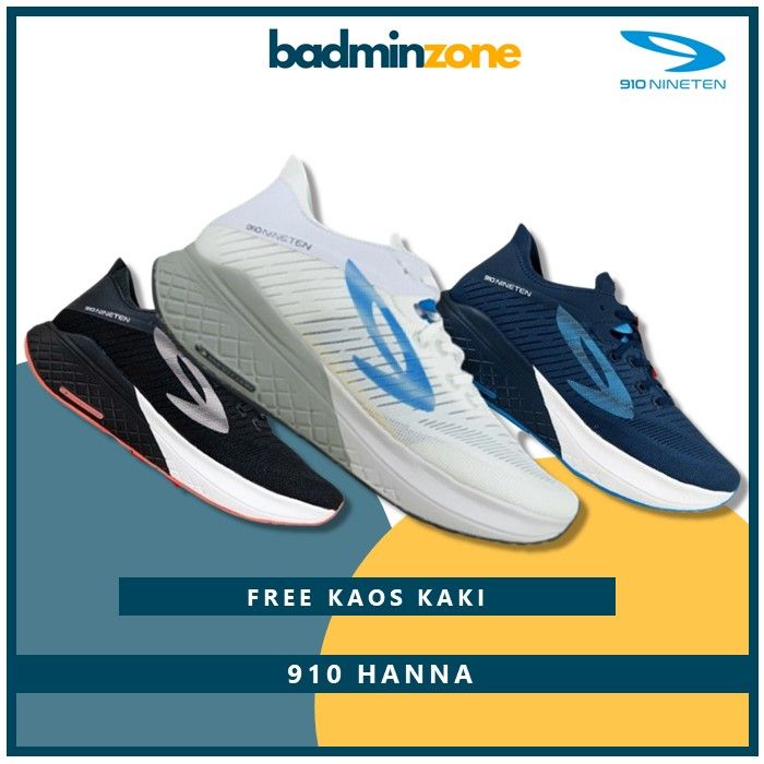 Sepatu Running 910 Nineten Hanna Series Sepatu Olahraga Lari Sepatu ...