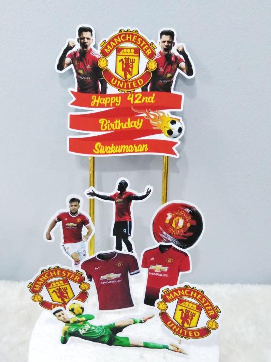 Manchester United Football Cake Topper | Lazada