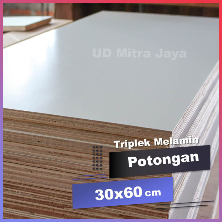 Triplek melamin potongan ukuran 30x60 tebal 3mm 5mm 8mm 9mm 12mm 15mm ...