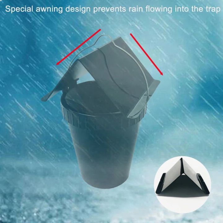【Sleek】 Outdoor Reusable Plastic Pest Control Bucket Killer Mosquito ...