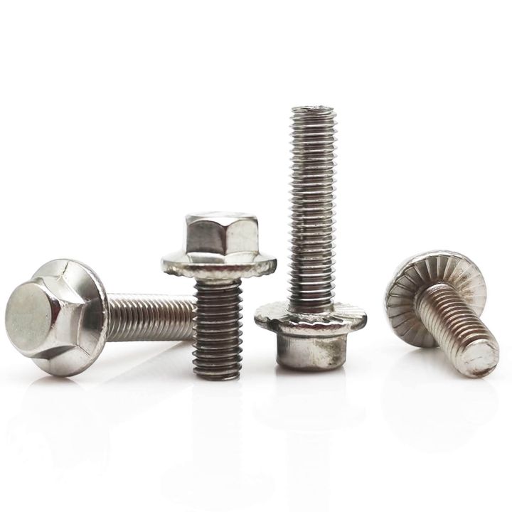 M4 M5 M6 M8 M10 M12 304 A2 70 Stainless Steel Gb5787 Hex Hexagon Flange
