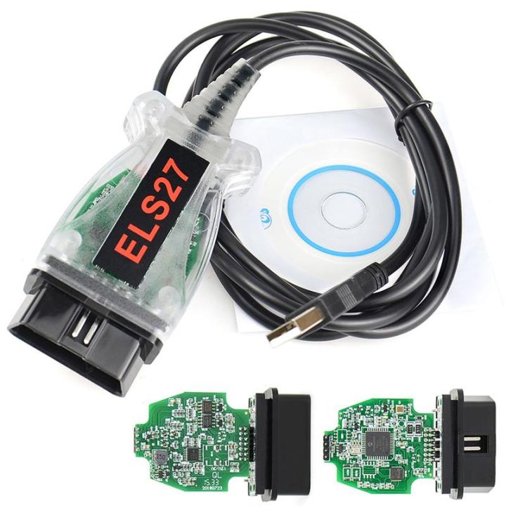 ยานยนต์ Obd2เครื่องสแกนเนอร์ Els27สายวินิจฉัยยานยนต์ Obd2เครื่อง ...