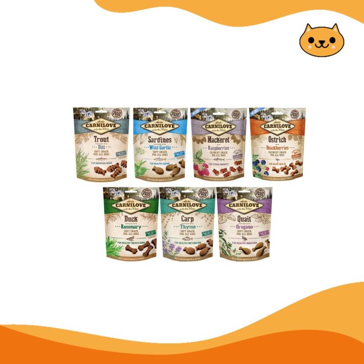 [HappyTree] Carnilove Dog Snack Crunchy and Semi Moist Dog Treats 200g ...