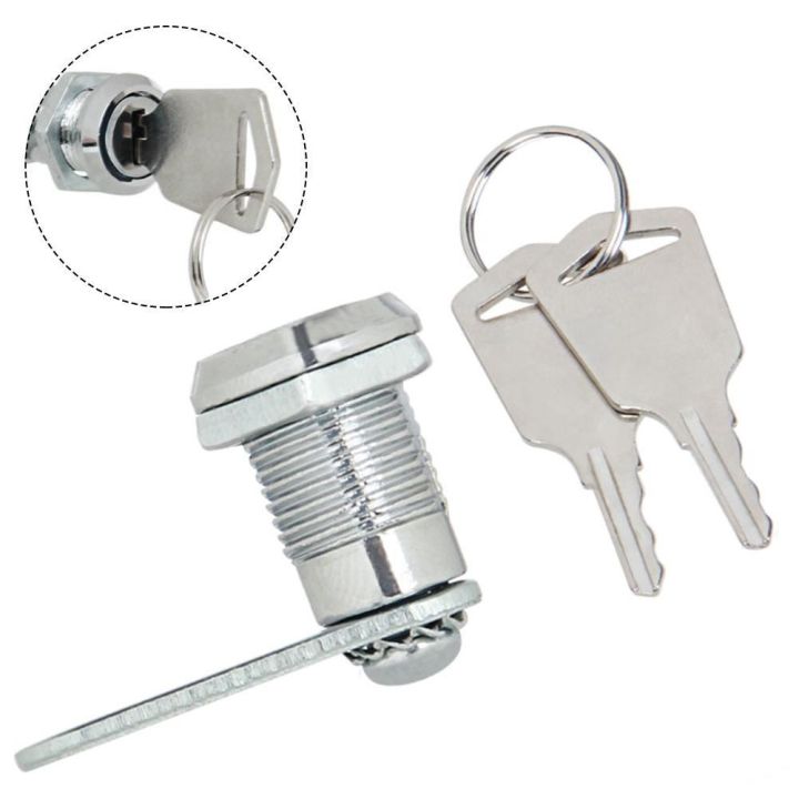 Aluminum Alloy Drawer Lock Silver Stainless Steel 12mm 1PC Cabinet ...