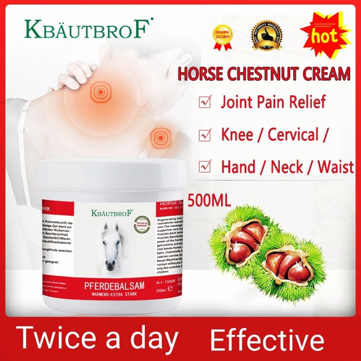 KBAUTBROF Horse Chestnut Cream Massage Cream Joint Shoulder Neck pain ...