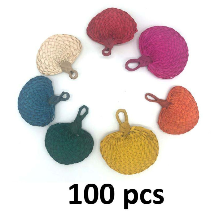 Mini Anahaw Abaniko Pamaypay (100pcs) | Lazada PH